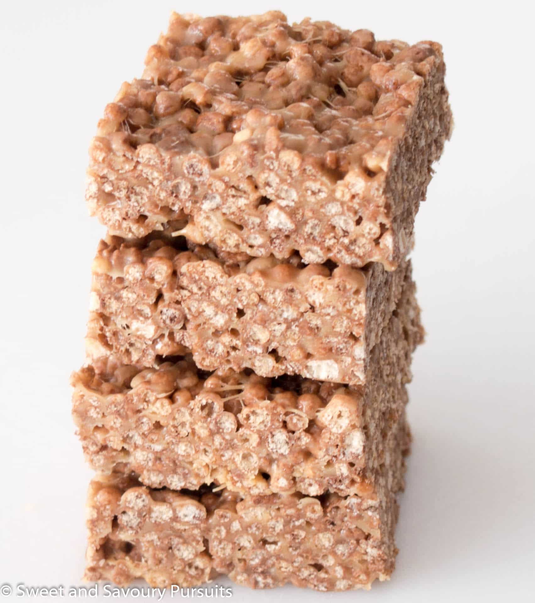 Cocoa Quinoa Puffs and Peanut Butter Squares – Sweet and Savoury Pursuits