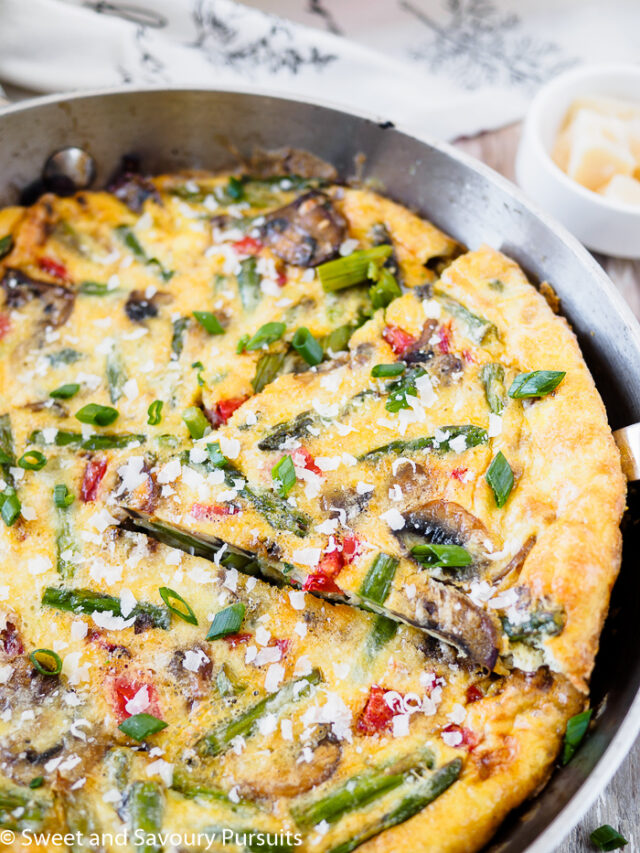 Healthy Vegetable Frittata – Sweet and Savoury Pursuits