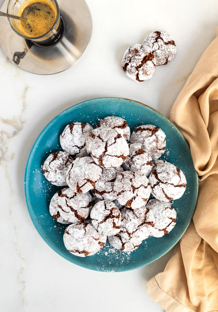 Chocolate Amaretti Cookies – Sweet and Savoury Pursuits