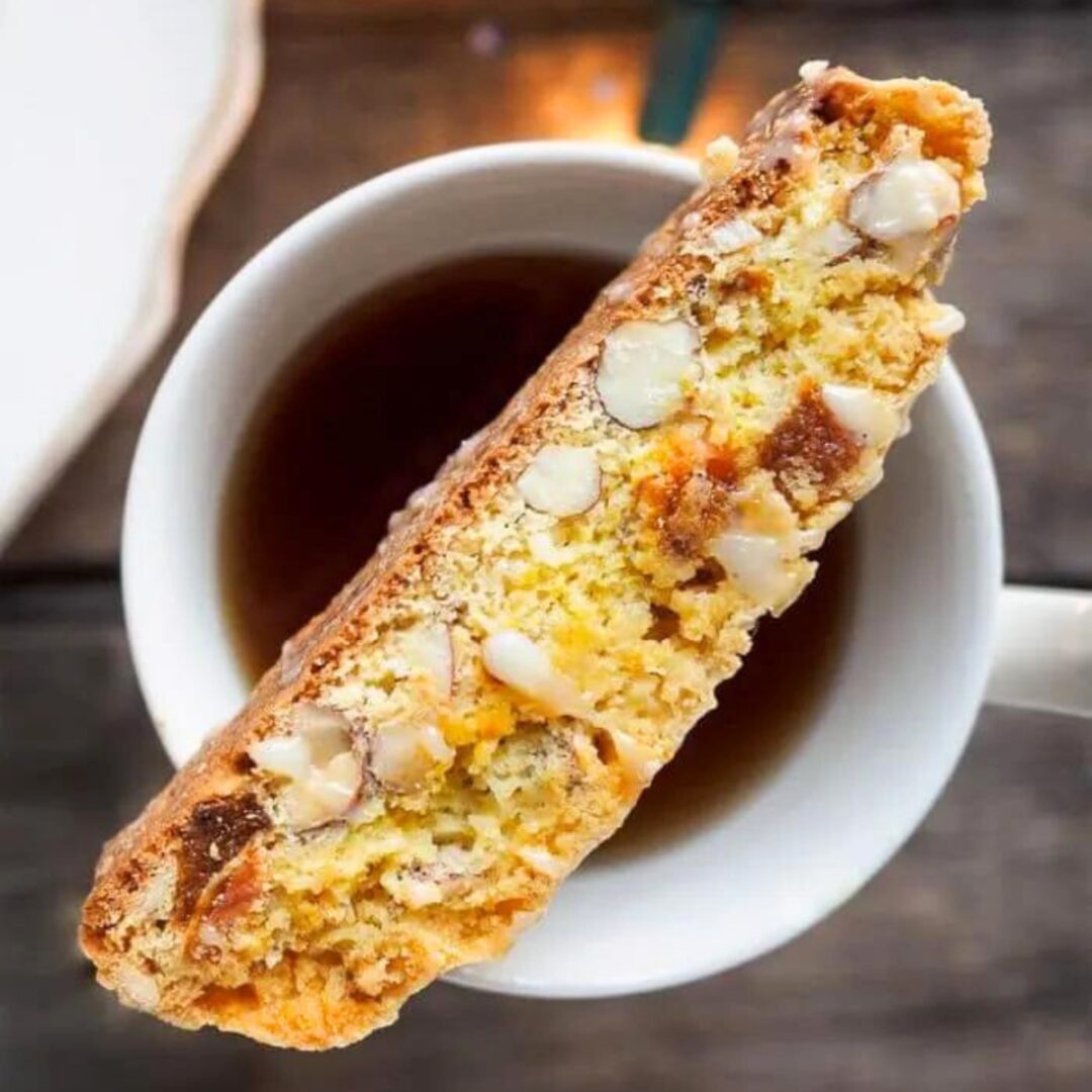 Apricot and Almond Biscotti with White Chocolate Drizzle – Sweet and ...